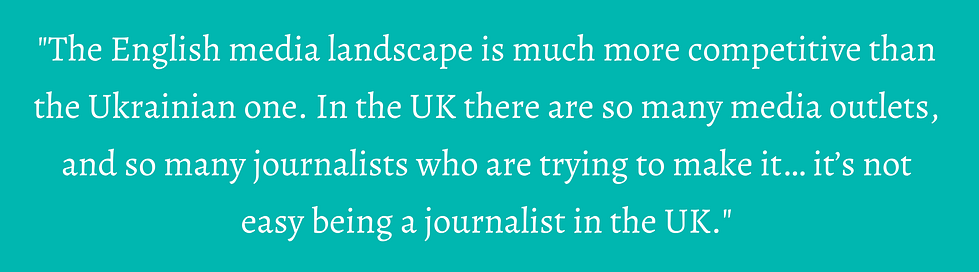 Meet the journalist – Maria Romanenko | Kasa Communications